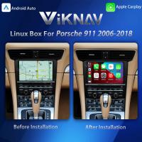 China Viknav Linux Interface Box for Porsche 911 2006-2018 with 2GB RAM Wireless CarPlay Android Auto for sale