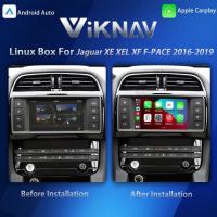 China Viknav Linux Interface Box for Jaguar XE XEL XF F-PACE 2016-2019 with 2GB RAM Wireless CarPlay Android Auto for sale