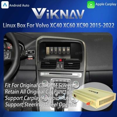 China ViKNAV Linux Interface Box for Volvo XC40 XC60 XC90 2015-2022 with 2GB RAM Wireless CarPlay Android Auto for sale