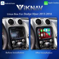 China Viknav Linux Interface Box for Dodge Viper 2013-2016 with 2GB RAM Wireless CarPlay Android Auto for sale