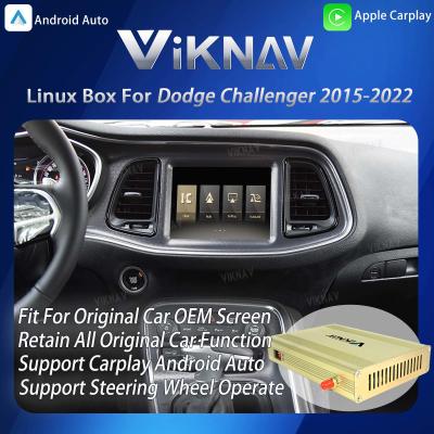 China Viknav Linux Interface Box for Dodge Challenger 2015-2022 with 2GB RAM Wireless CarPlay Android Auto for sale