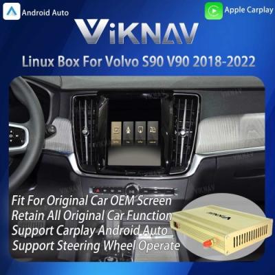 China ViKNAV Linux Interface Box for Volvo S90 V90 2018-2022 with 2GB RAM Wireless CarPlay Android Auto for sale