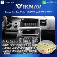 China ViKNAV Linux Interface Box for Volvo S60 V60 V40 2015-2022 Wireless CarPlay 2GB RAM for sale