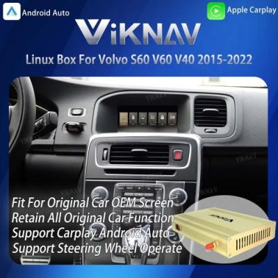 China ViKNAV Linux Interface Box for Volvo S60 V60 V40 2015-2022 Wireless CarPlay 2GB RAM for sale