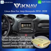 China Viknav Linux Interface Box for Jeep Renegade 2016-2020 with Wireless CarPlay for sale