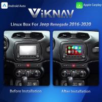 China Viknav Linux Interface Box for Jeep Renegade 2016-2020 with Wireless CarPlay for sale