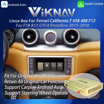 China Viknav Linux Interface Box for Ferrari 2015-2018 Wireless CarPlay Android Auto 2GB RAM for sale