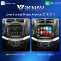 China Viknav Linux System Interface Box for Dodge Journey 2013-2016 with 2GB RAM Wireless CarPlay Android Auto for sale