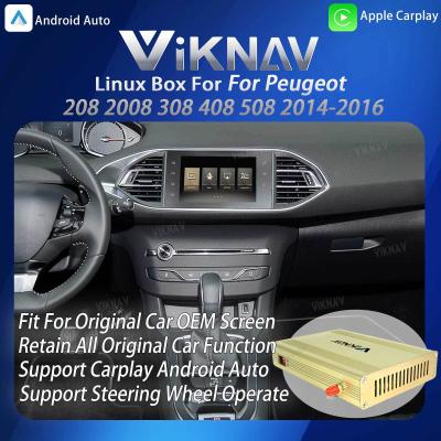 China Viknav Linux Interface Box for Peugeot 208 2008 308 408 508 2014-2016 for sale