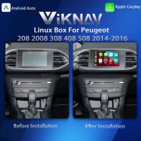 China Viknav Linux Interface Box for Peugeot 208 2008 308 408 508 2014-2016 for sale