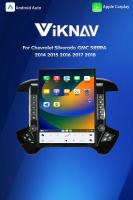 China VIKNAV 15.6 Inch Android Car Radio for Chevrolet Silverado GMC Sierra 2014-2018 with 8GB RAM 128GB ROM for sale