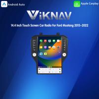China Viknav 14.4 Inch Touch Screen Car Radio for Ford Mustang 2015-2022 with 8GB RAM 128GB ROM and Wireless CarPlay for sale