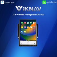 China VIKNAV 14.4-inch Android 13 Car Radio for Dodge RAM 2019-2023 with Wireless CarPlay, 8GB RAM 128GB ROM for sale
