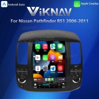 China Viknav 12.1 Inch Android Car Radio for Nissan Pathfinder R51 2006-2011 with 8GB RAM 128GB ROM Wireless CarPlay GPS for sale