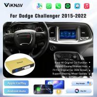 China Linux Interface Box for Dodge Challenger 2015-2022 with Wireless Android Auto and 2GB RAM System Upgrade for sale