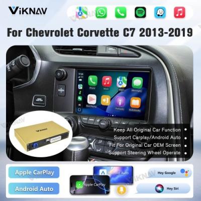 China Viknav Linux Interface Box for Chevrolet Corvette C7 2013-2019 with Wireless CarPlay Android Auto GPS Navigation for sale