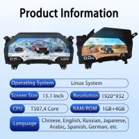 China Viknav 13.1 inch LCD Digital Cluster Dashboard for Ford F150 2015-2022 1920x932 for sale