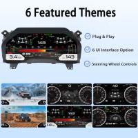 China Viknav 13.1 inch LCD Digital Cluster Dashboard for Ford F150 2015-2022 1920x932 for sale