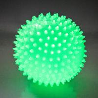China PVC Glow In The Dark Size 15CM Inflatable Massage Ball For Kids for sale