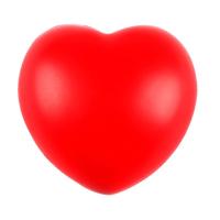 China Heart Shape Pu Foam Stress Ball Toys Pressure Relief 6.8cm Diameter for sale
