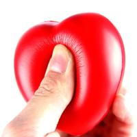 China Heart Shape Pu Foam Stress Ball Toys Pressure Relief 6.8cm Diameter for sale