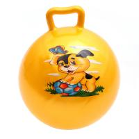 China Portable PVC Childrens Bouncy Hoppers , Non Toxic Hopping Ball With Handle for sale