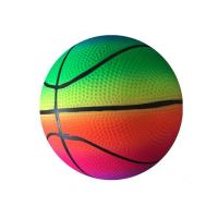 China 45cm Rainbow Design Toddler Sports Ball waterproof Odorless Ecofriendly for sale
