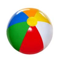 China Small Inflatable PVC Beach Ball Lightweight Odorless Durable for sale