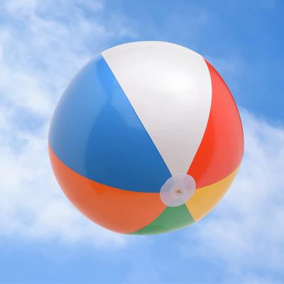 China Nontoxic Custom Printed PVC Beach Ball Thickened Reusable For Kids for sale