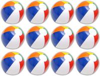 China Nontoxic Custom Printed PVC Beach Ball Thickened Reusable For Kids for sale