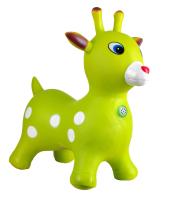 China Inflatable 6 Inch Bouncy Giraffe Hopper Animals Anti Slipping for sale