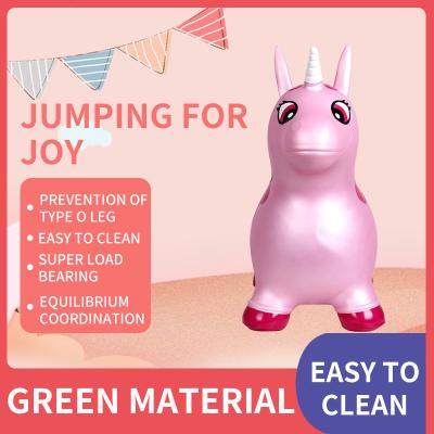 China Antiwear Unicorn Inflatable Animal Bouncer Multi Function Tasteless for sale