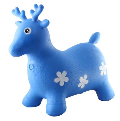 China Harmless Antiwear Animal Bouncers Inflatables , Multipurpose Bouncy Ride On Hopper for sale