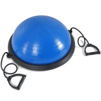China Antiburst PVC Half Round Exercise Ball , Nontoxic Semi Circle Gym Ball for sale