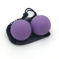 China Odorless Recycled Rubber Lacrosse Ball Nontoxic For Therapy 63-90mm for sale
