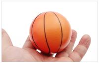 China Antiwear Mini Basketball PU Foam Ball Odorless Nontoxic For Stress Releasing for sale