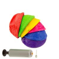 China EN71 Rubber Playground Kids Toy Balls Multicolored Ultralight for sale