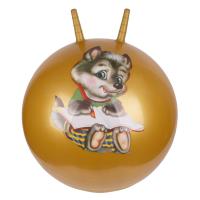 China Inflatable PVC Bouncing Kids Toy Balls Nontoxic Antiwear With Handle for sale