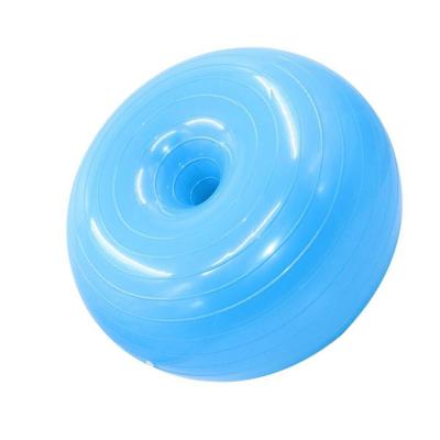 China Antibrust Odorless Donut Exercise Ball , Multicolored Yoga Donut Ball for sale