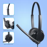 China Scorpion TX806E Professional Wired ENC Noise Cancelling Simulataneous Interpretation  Call Headset for sale