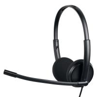 China Scorpion #1091 3.5mm/USB Stereo Wired Business Headset Customer Service Use Noise Cancellation Built-In Microphone for sale