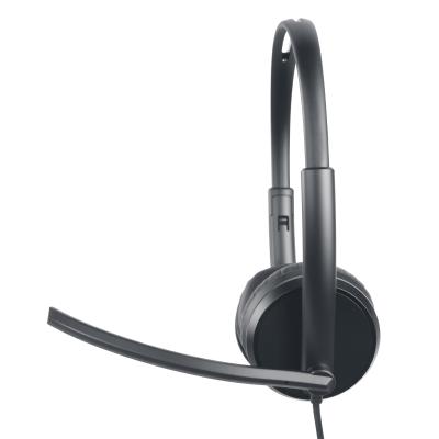 China Scorpion #1093E Personal Office Headset Type-c + USB Stereo Wired Business Headset ENC Noise Cancellation Headphone for sale