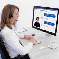 China Scorpion #1093E Personal Office Headset Type-c + USB Stereo Wired Business Headset ENC Noise Cancellation Headphone for sale