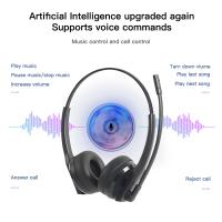 China Professional Call Center Headset with ENC Environmental Noise Cancellation USB Type-C Lightweight Comfortable Design for sale