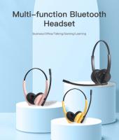 China Dual-Mic ENC Wired Headset for Call Centers - PC/Telephone/Mobile Ready, Rotatable Boom, Adjustable Earcups, CE Approved for sale