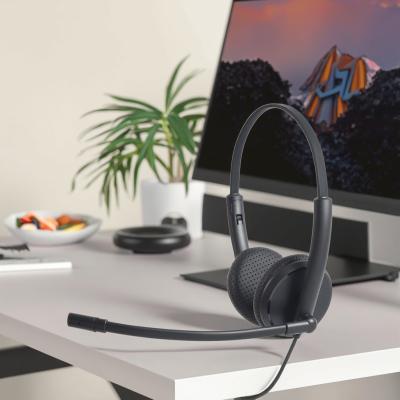 China Professional Call Center Headset with ENC Environmental Noise Reduction USB Type-C Lightweight Design for sale