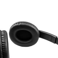 China Hot Sale in Ear Noise Canceling Microphone Wired Call Center Headset for sale