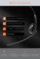 China Hot Selling Telephone Headphone With Noise Cancelling Microphone,Inline Control Office Headset Wireless Gaming Headset for sale
