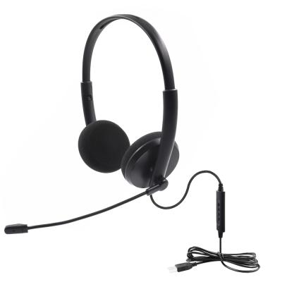 China Scorpion TX1091  IPX-4 Comfortable Office Work Headphone Noise Cancelling Call Center Headset  USB Headset for sale
