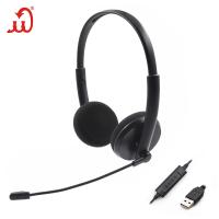 China Scorpion TX1091  IPX-4 Comfortable Office Work Headphone Noise Cancelling Call Center Headset  USB Headset for sale